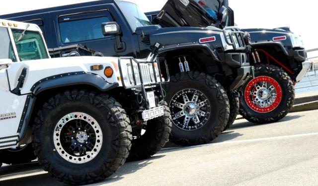 ハマーH1にH2用ホイル装着およびCTIS接続 | HUMMER H1 ハマー H1 カスタム